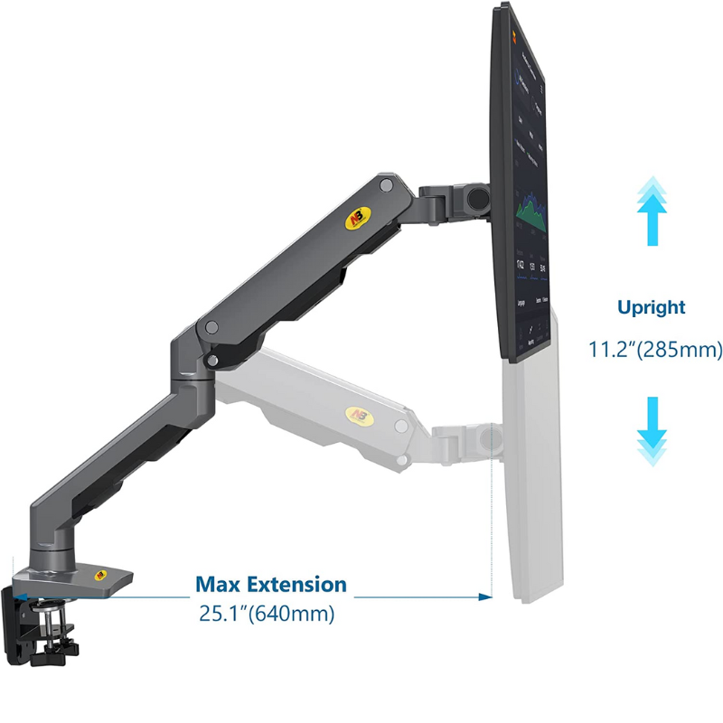 Gaming Monitor arm ขาจับจอมอนิเตอร์ G60 – บริษัท เวิลด์ไวด์ ซิสเต็มส์ จำกัด